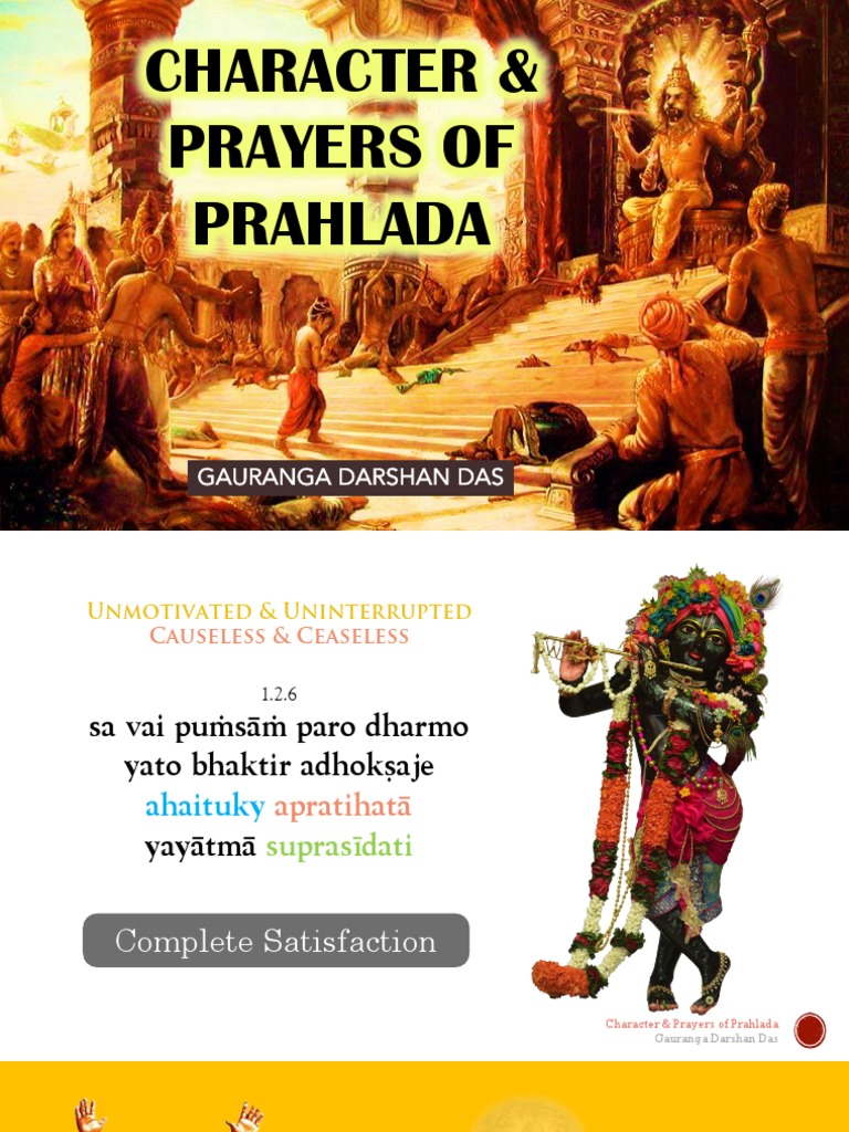 Character & Prayers of Prahlada | PDF | Bhakti | Religious Behaviour ...