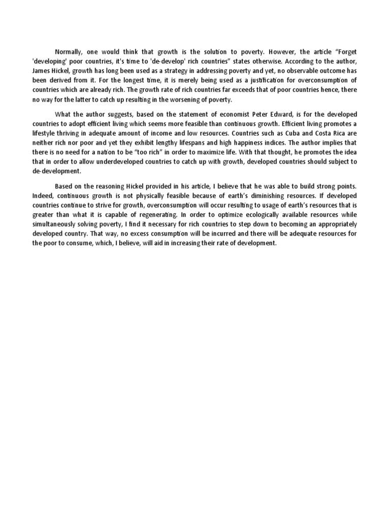 Exercise 1 Reaction Paper 1 | PDF | Politics