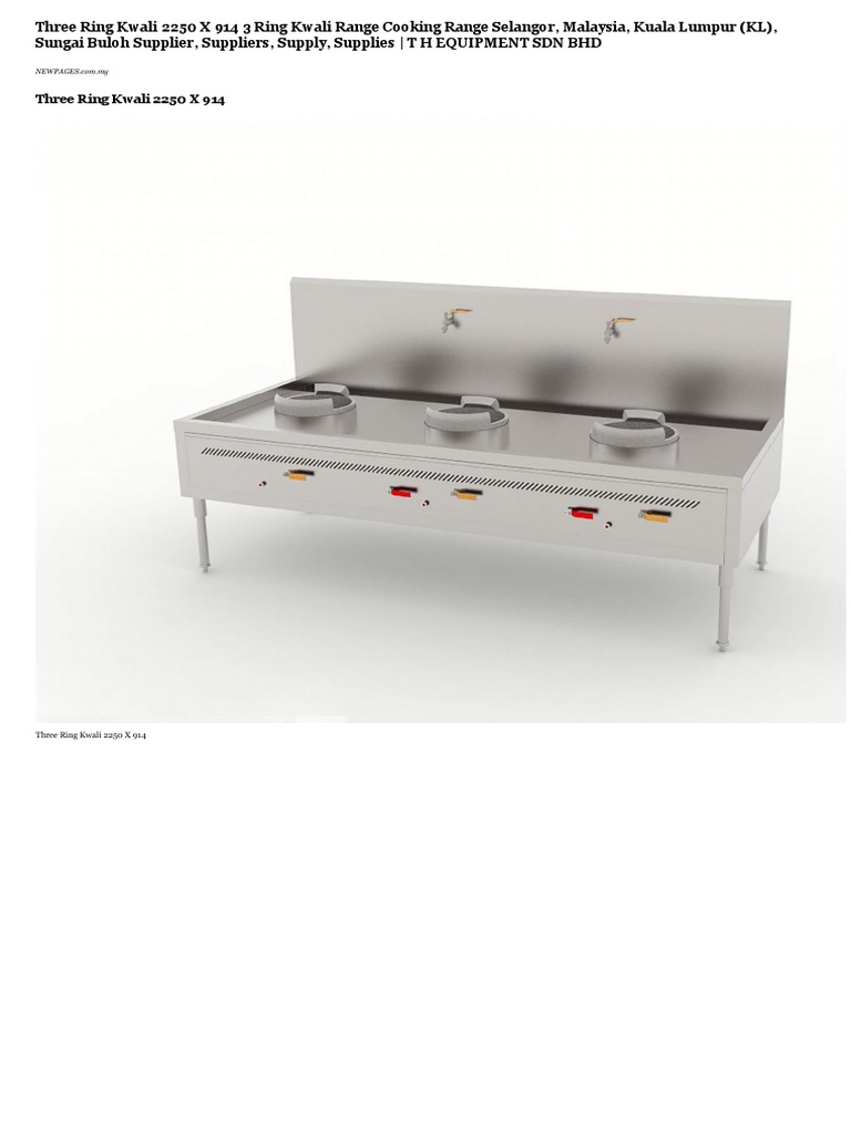3 Ring Kwali Range | PDF