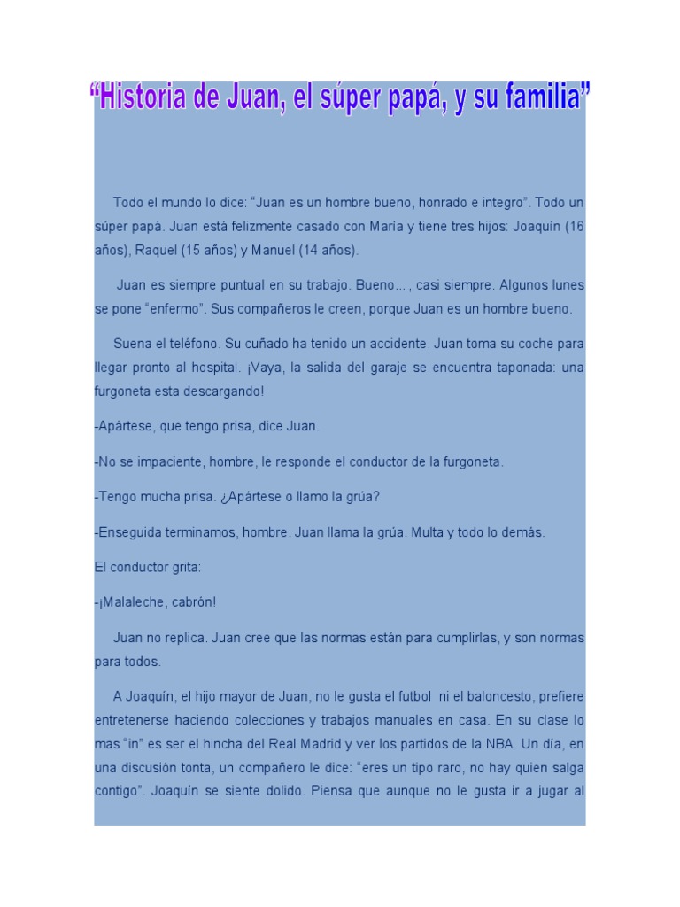 Juan y Su Familia | PDF | Tolerancia