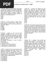 Exercicios de MMC e MDC para 6° Ano Com Gabarito | PDF