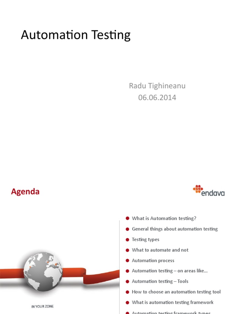 Automation Testing - General Presentation | PDF | Test Driven ...