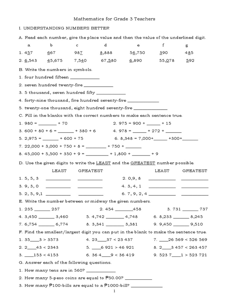 Mathematics For Grade 3 Teachers | PDF | Angle | Length