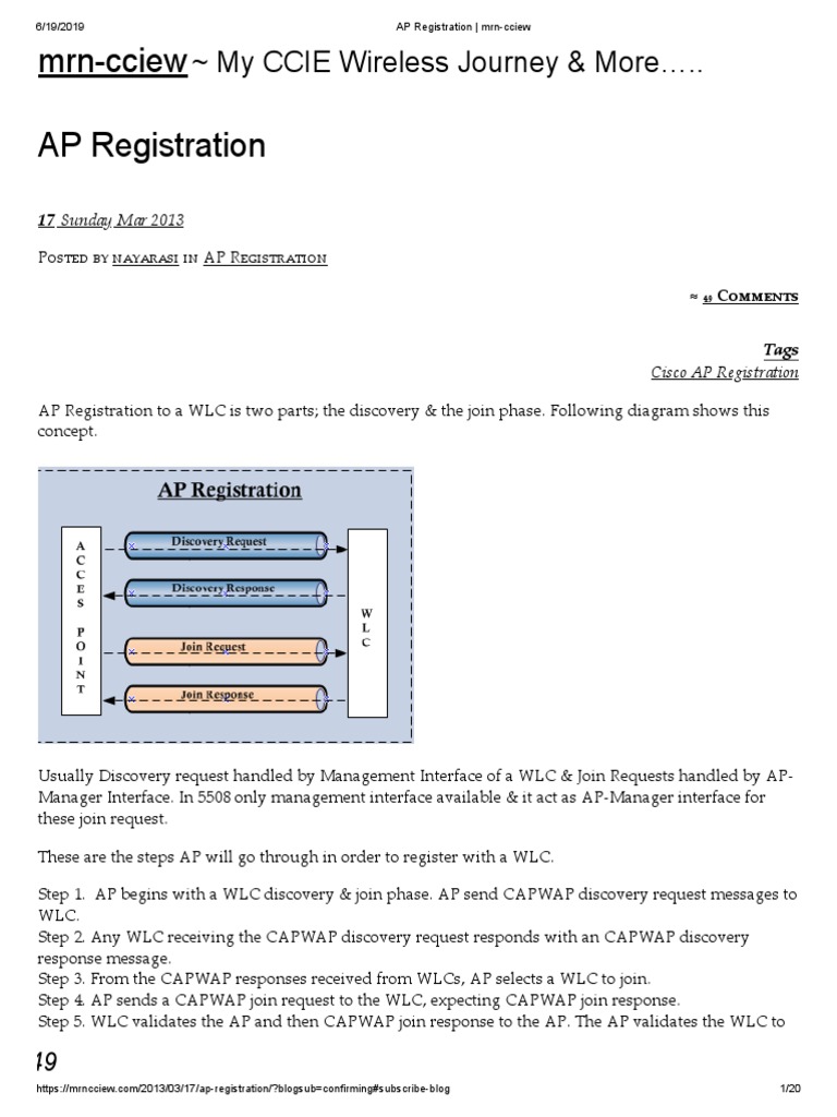 AP Registration | PDF | Port (Computer Networking) | Command Line Interface