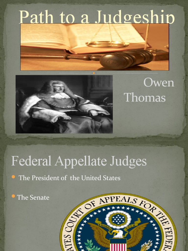 Path To A Judgeship | PDF