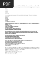 Communicable Diseases Exam Questions | PDF | Infection | Measles
