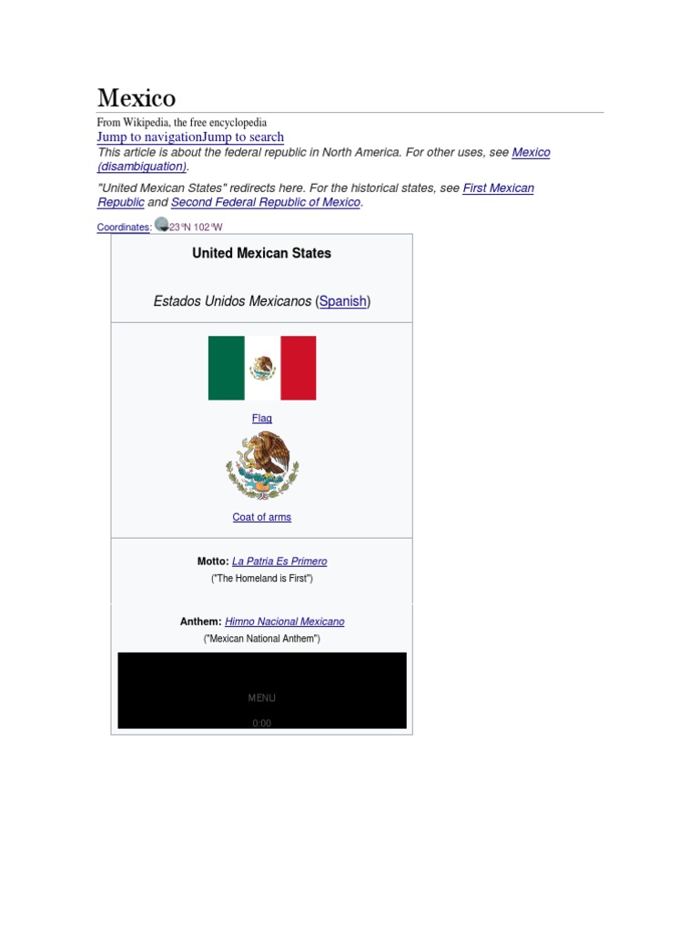 Mexico Jump To Navigationjump To Search Pdf New Spain Mexico