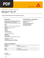 Sikadur 55 LP in | PDF | Epoxy | Concrete