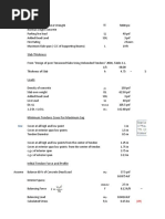 EA - Check of Punching Shear in Flat Slabs & Raft ACI 318M-14 v1.0 | PDF | Column | Concrete