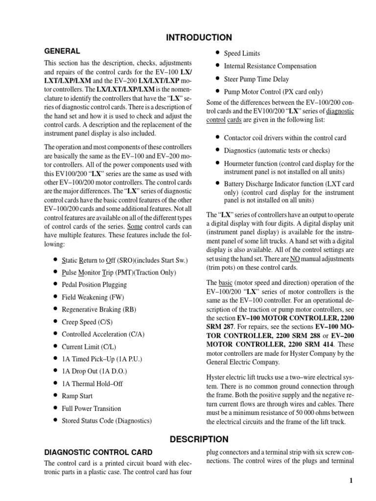 EV-100/200 LX Series Controller Guide | PDF | Electrical Connector ...