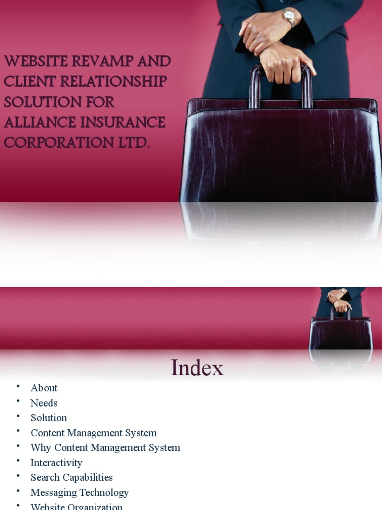 Alliance Website Revamp Proposal | PDF | Instant Messaging | Websites