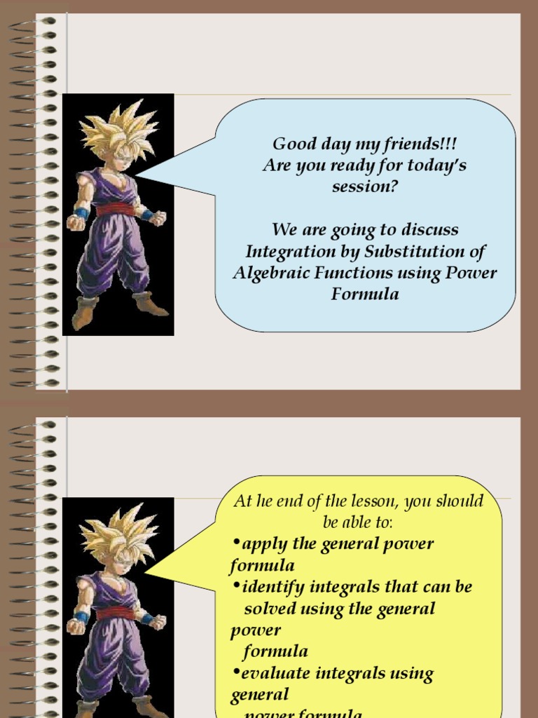 Integration by Substitution: Power Formula | PDF | Integral ...