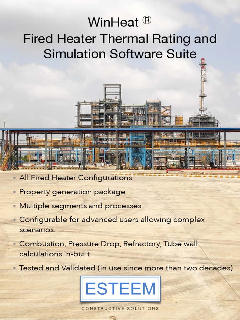 Winheat - Fired Heater Simulation and Rating Software | PDF