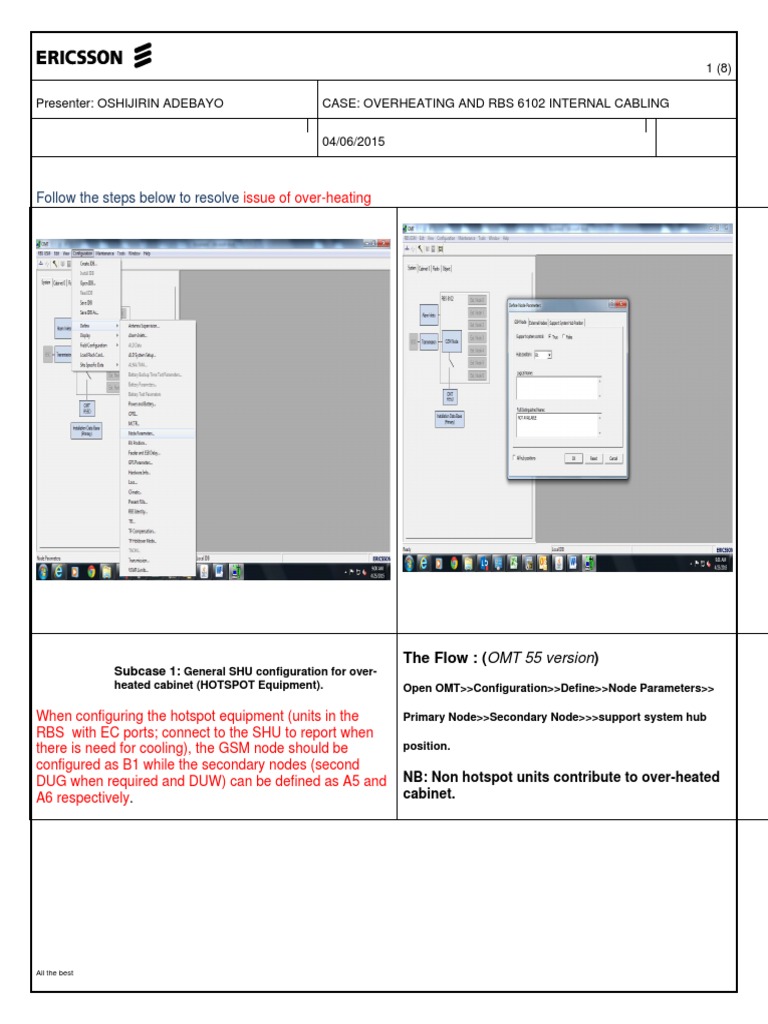 RBS 6102 Overheating Solutions Guide | PDF | Information And ...