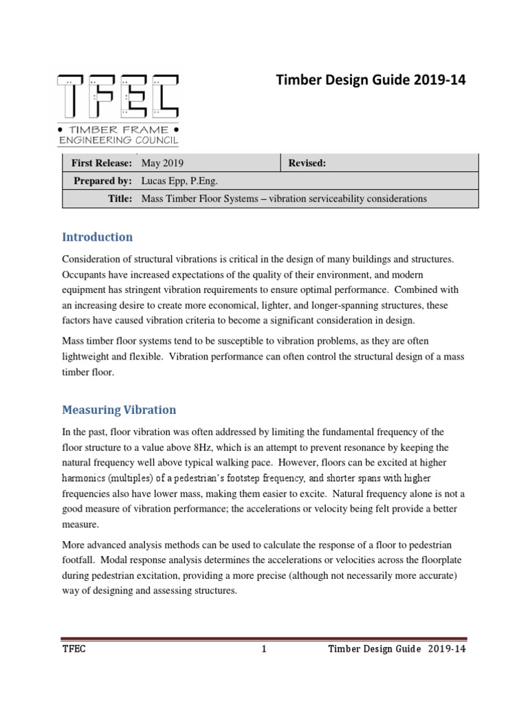 Timber Design Guide 2019-14 | PDF | Resonance | Applied And ...