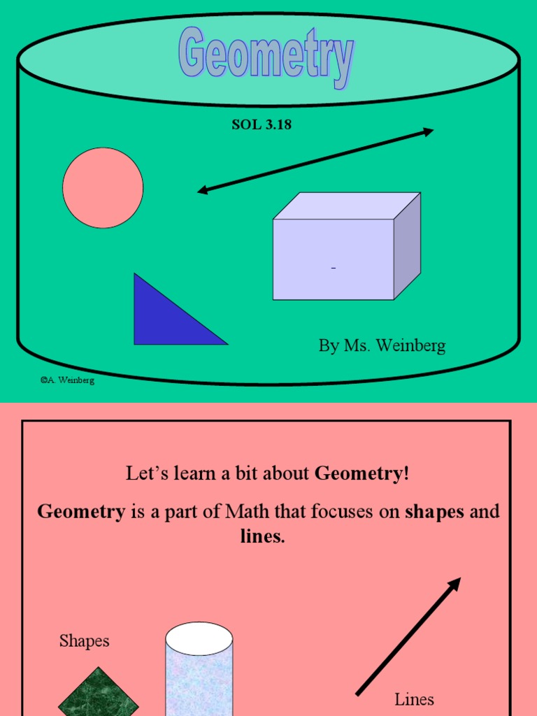 Geometry PPT Slideshow | PDF | Rectangle | Shape