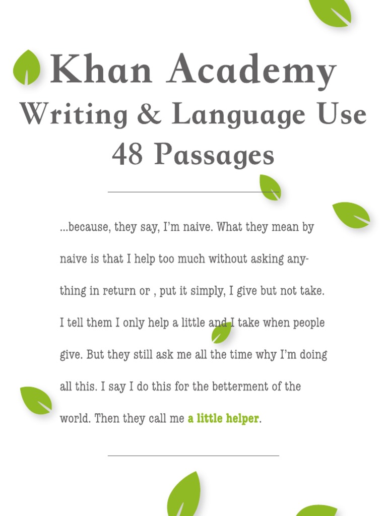 Khan Acedemy 48 Writing Passages PDF | PDF | Le Morte D'arthur | Guinevere
