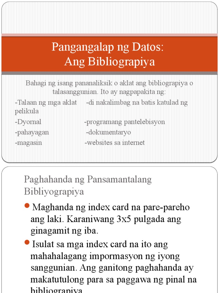 Bibliyograpiya Sa Bahagi Ng Aklat At Ang Kahulugan Nito | angaklate