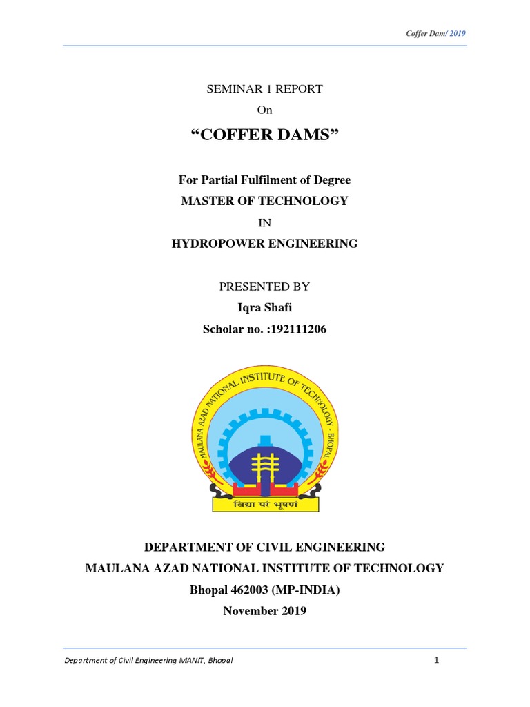 Coffer Dams PDF | PDF | Technology & Engineering