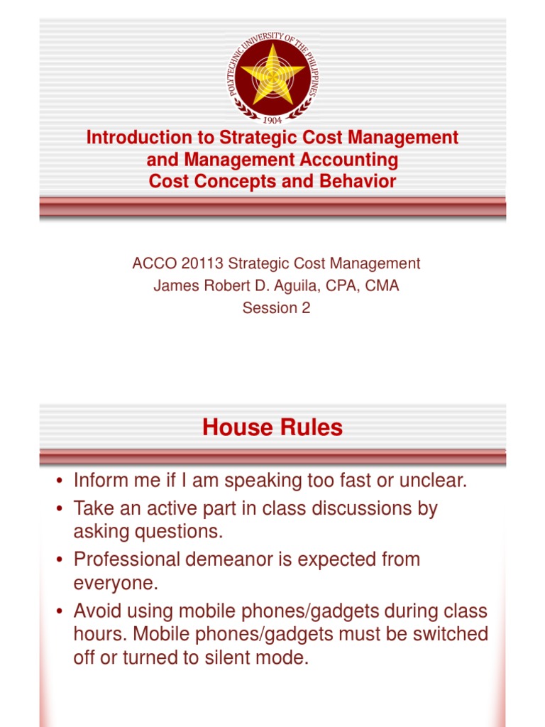 ACCO 20113 Week 2 Strategic Cost MGT and Cost Concepts | PDF | Regression Analysis | Least Squares