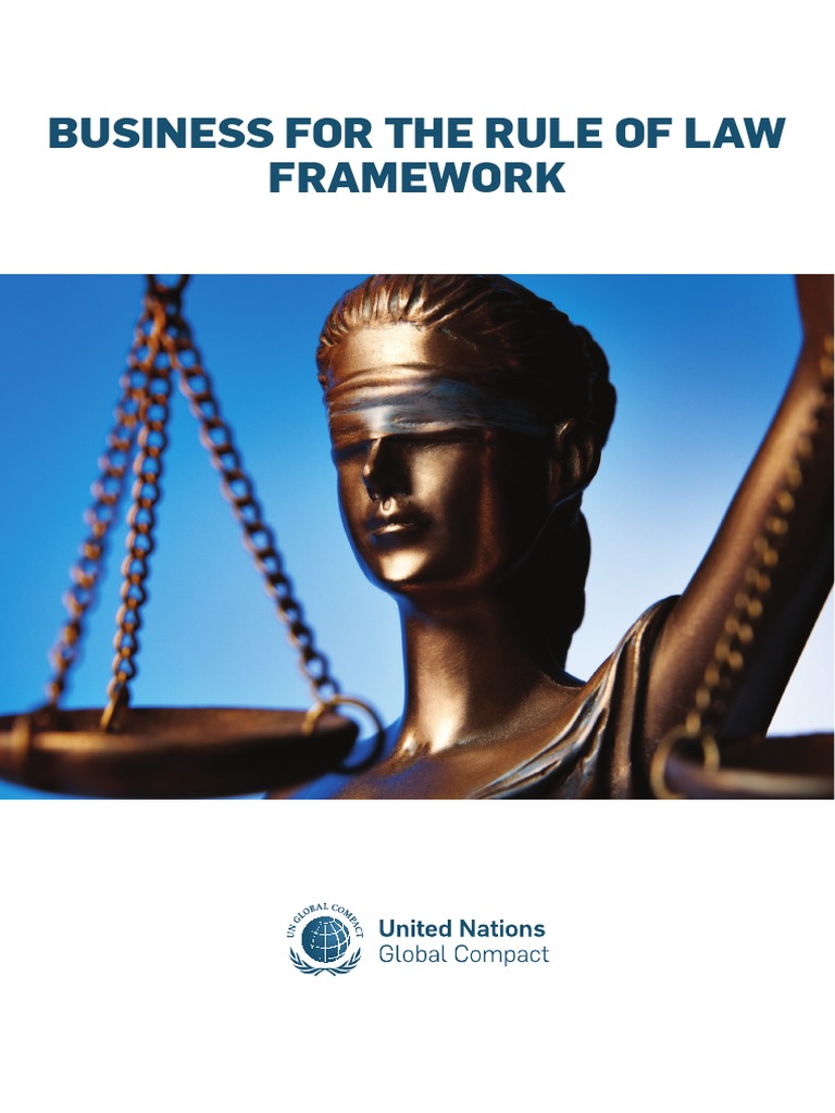 Business For The Rule of Law Framework | PDF