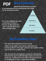 The Sports Development Pyramid | PDF | Sports | Physical Fitness