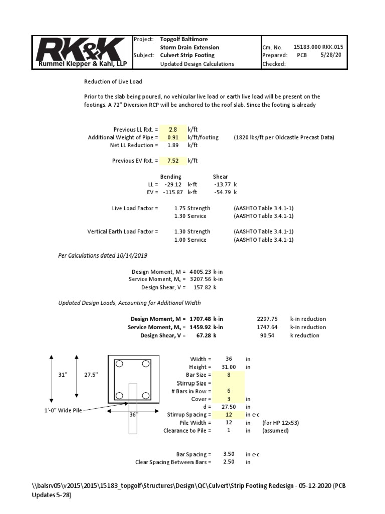 Rummel Klepper & Kahl, LLP: Topgolf Baltimore Storm Drain Extension ...