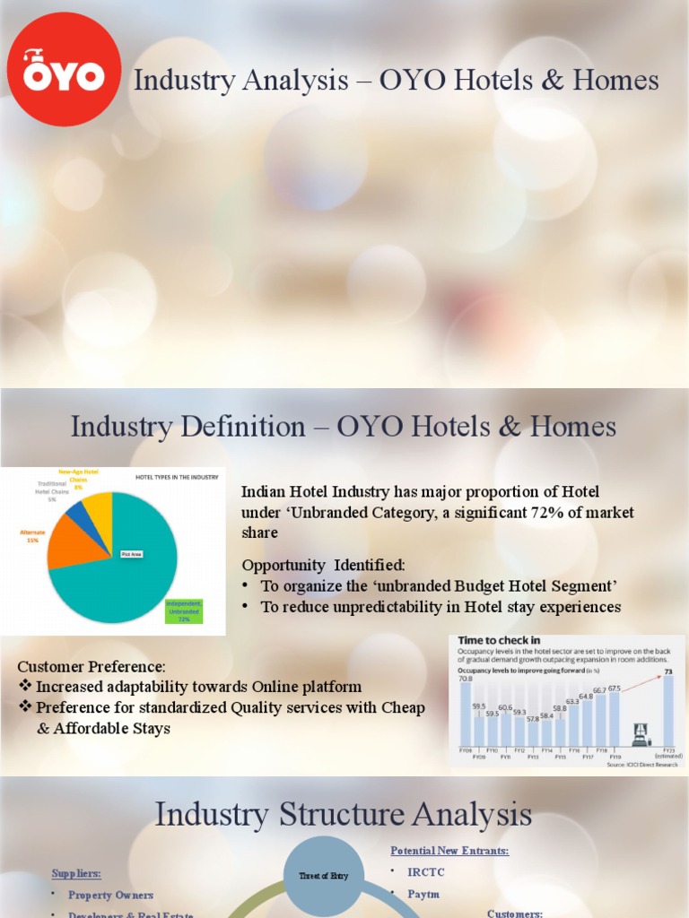 Oyo Budget Hotel - Industry Analysis | PDF | Economics | Labour Economics
