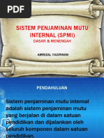 Tahapan Implementasi SPMI Di Satuan Pendidikan | PDF