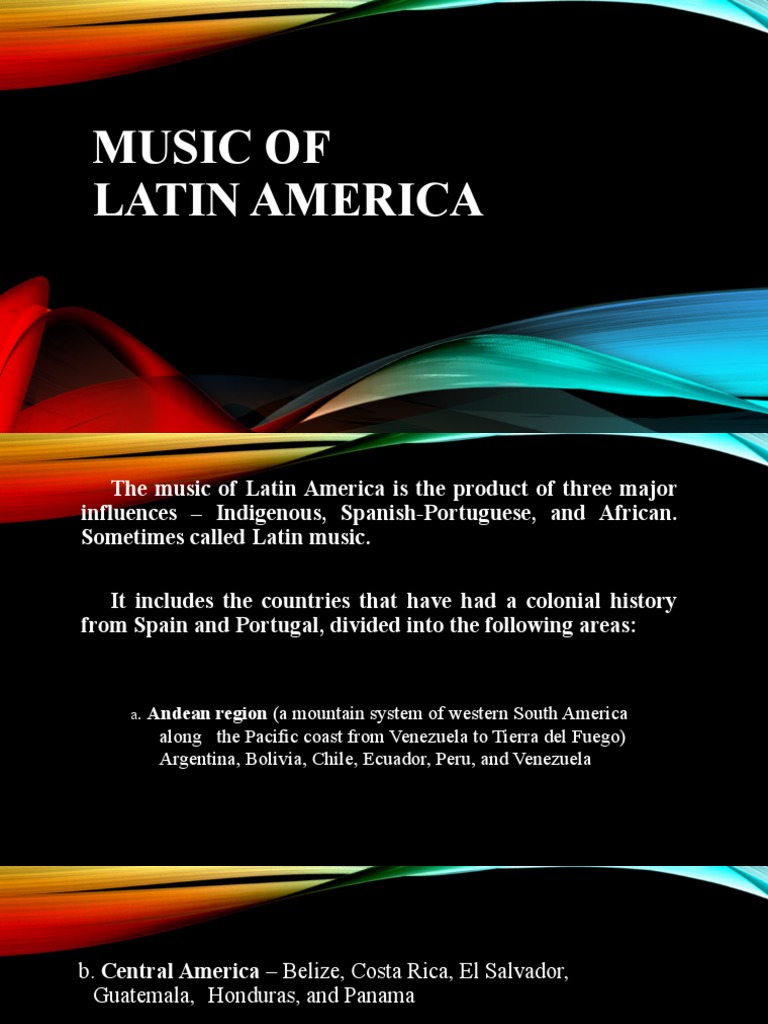 Music of Latin America | PDF | Central America | Latin America