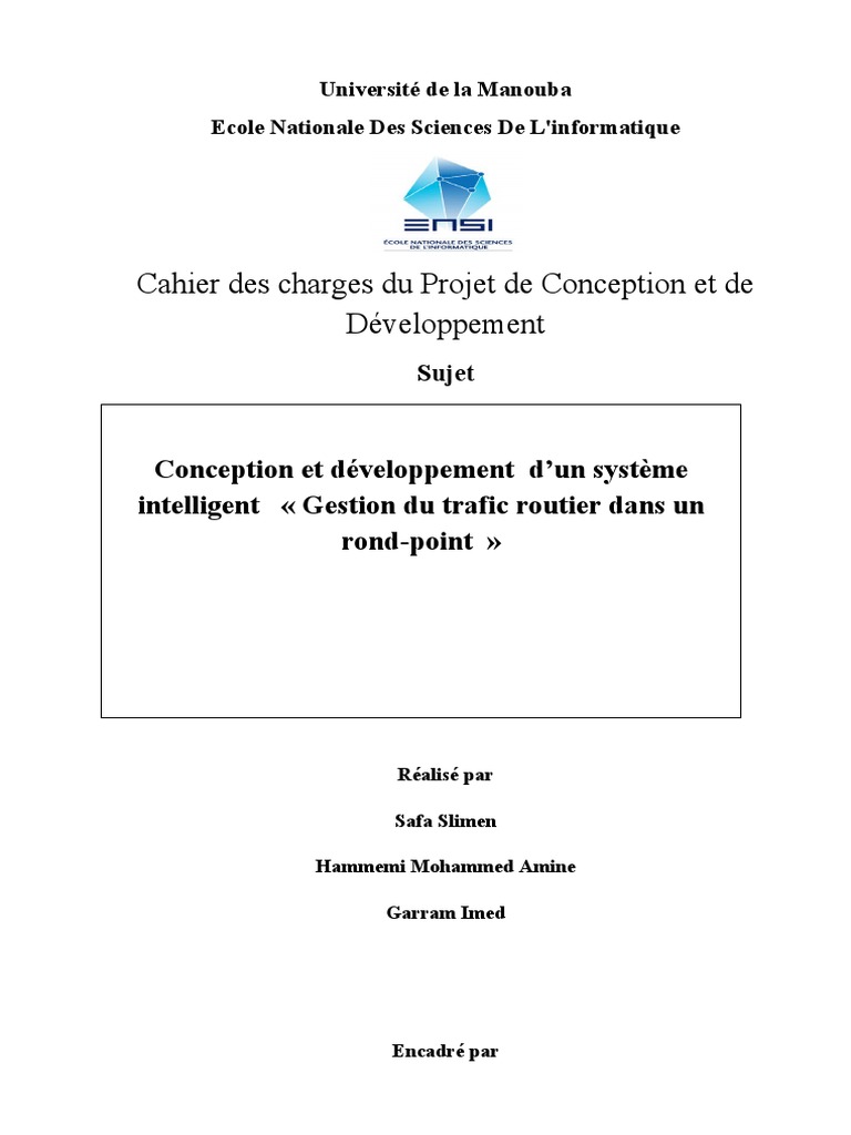 Cahier de Charge PCD | PDF | Technologie et ingénierie
