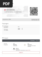 Air - Canada Ticket | PDF | Baggage | Dangerous Goods