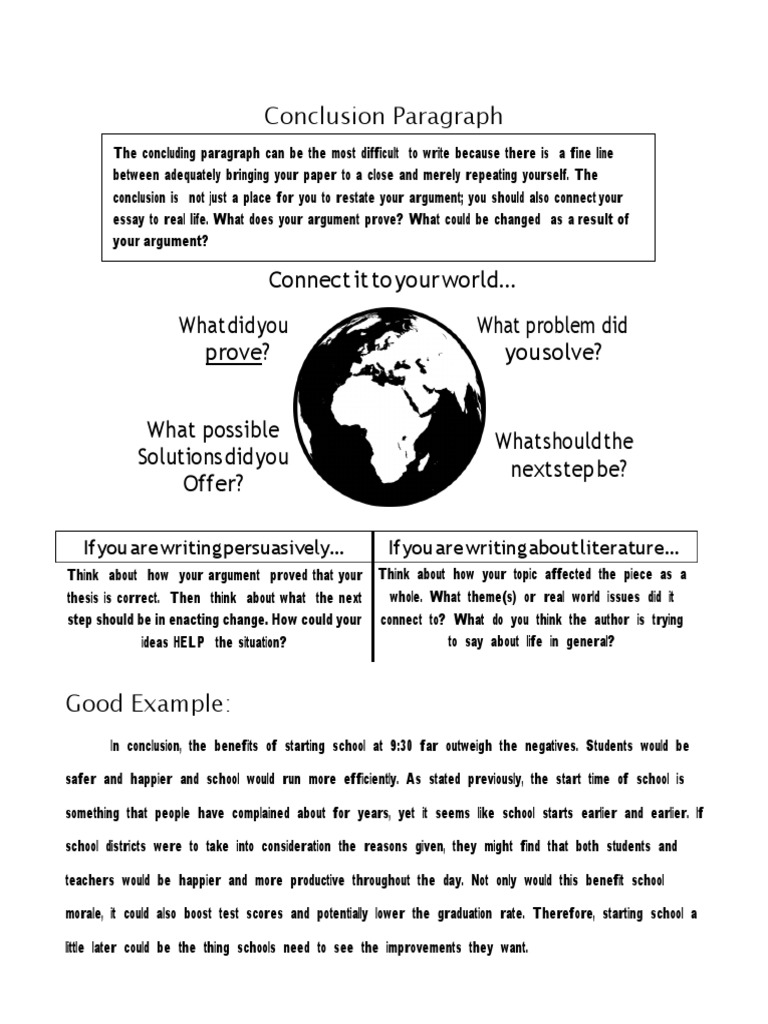 Conclusion Explanation | PDF