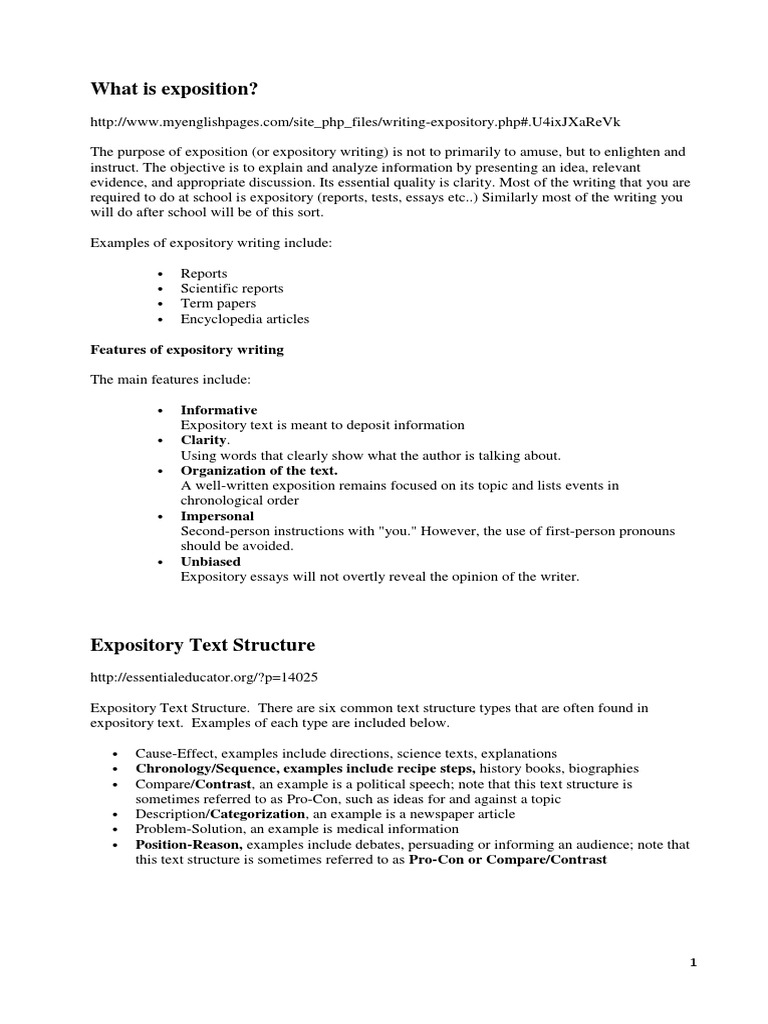 Differences Between Expository and Argumentative Essays | PDF | Essays ...