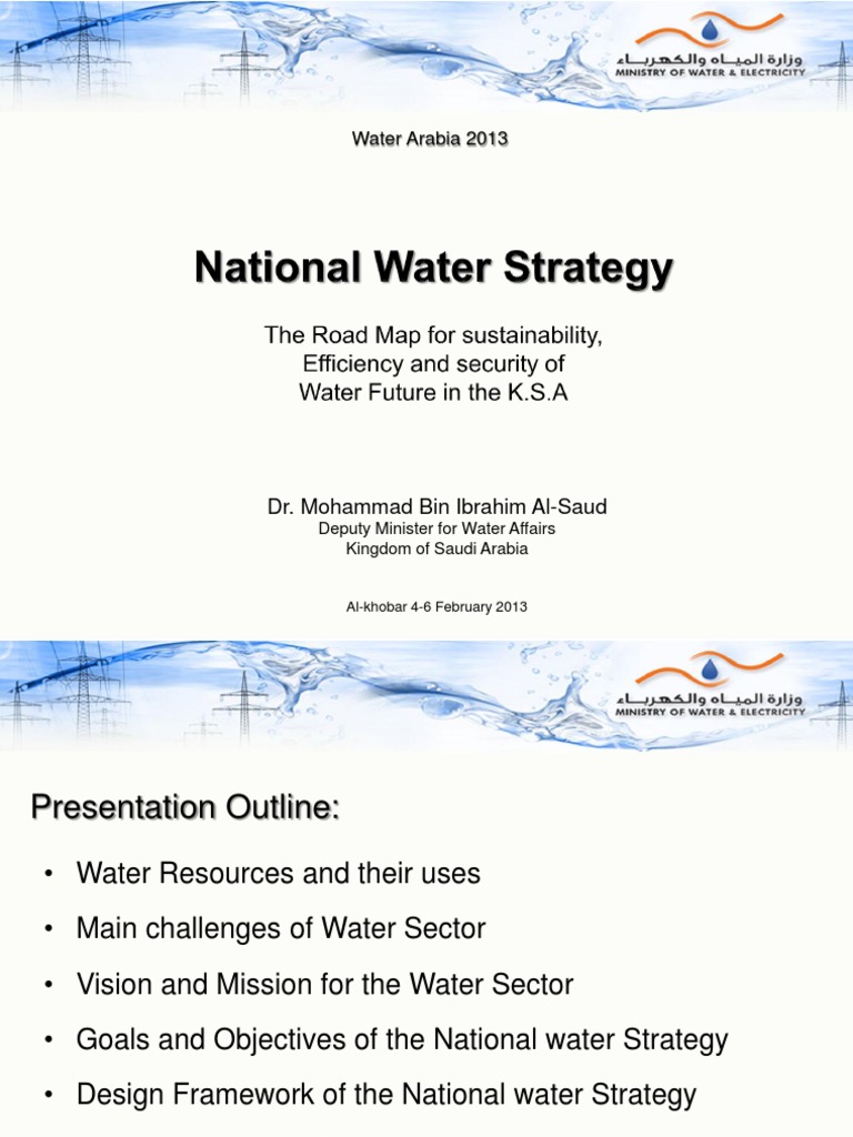 National Water Strategy | PDF | Water Resources | Sustainability