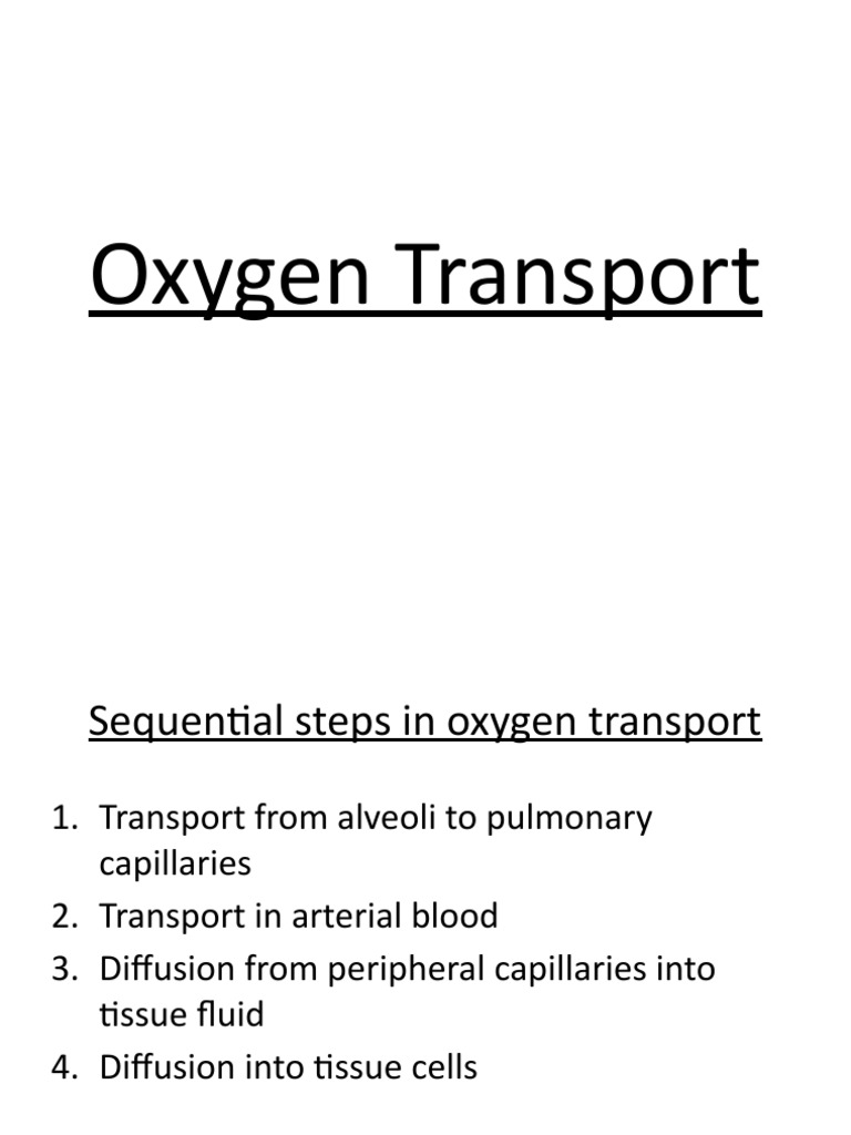 7 Oxygen Transport I 12 May | PDF | Hemoglobin | Blood