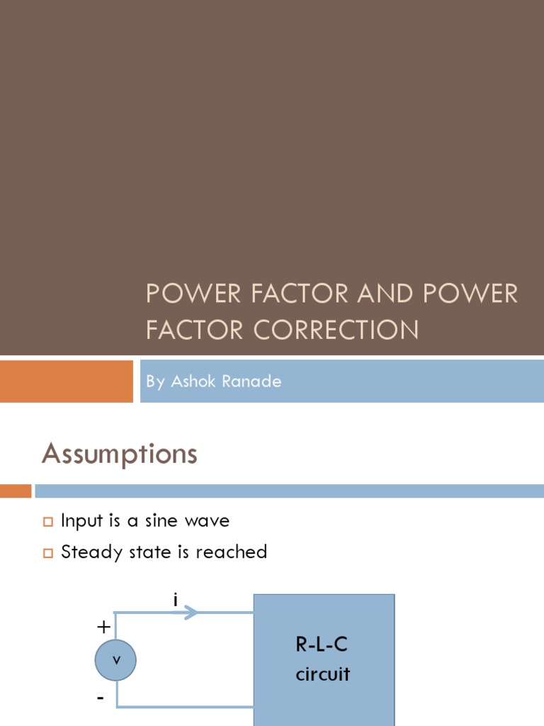 Power Factor | PDF | Force | Quantity