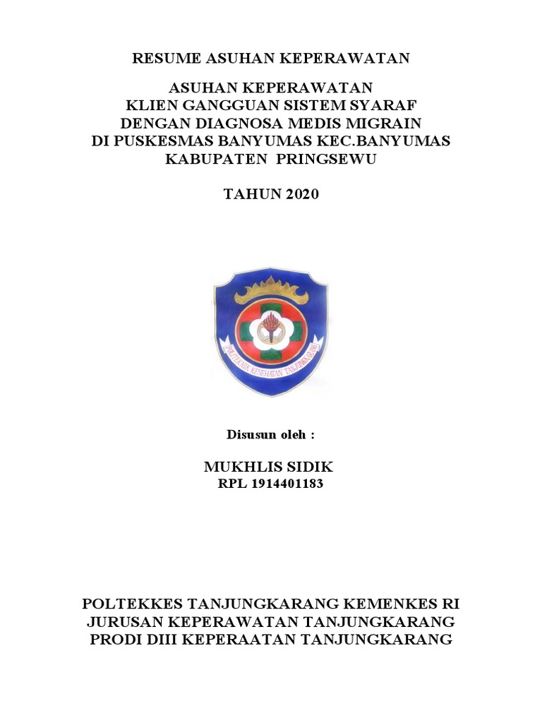 Askep Resume Migrain | PDF