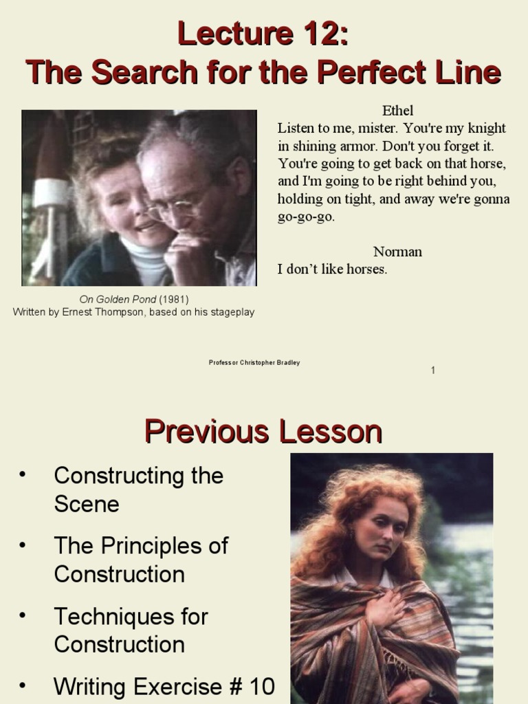 The Search For The Perfect Line | PDF | Nonverbal Communication | Semiotics