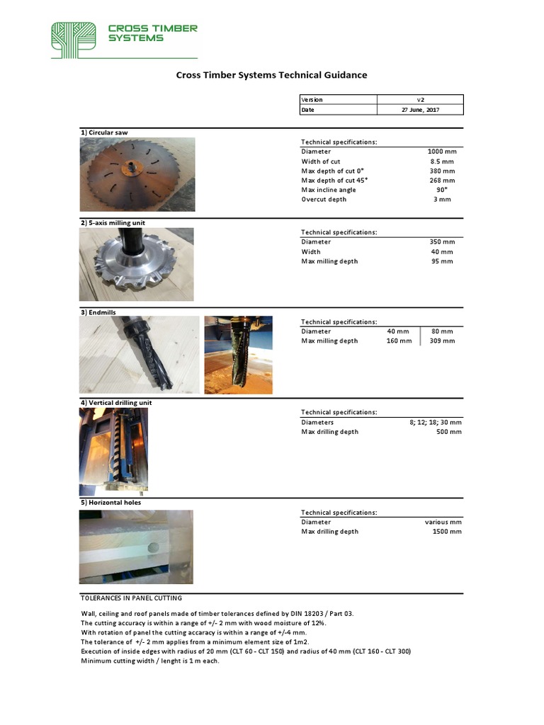 Cross Timber Systems Technical Guidance: Specifications for Circular ...