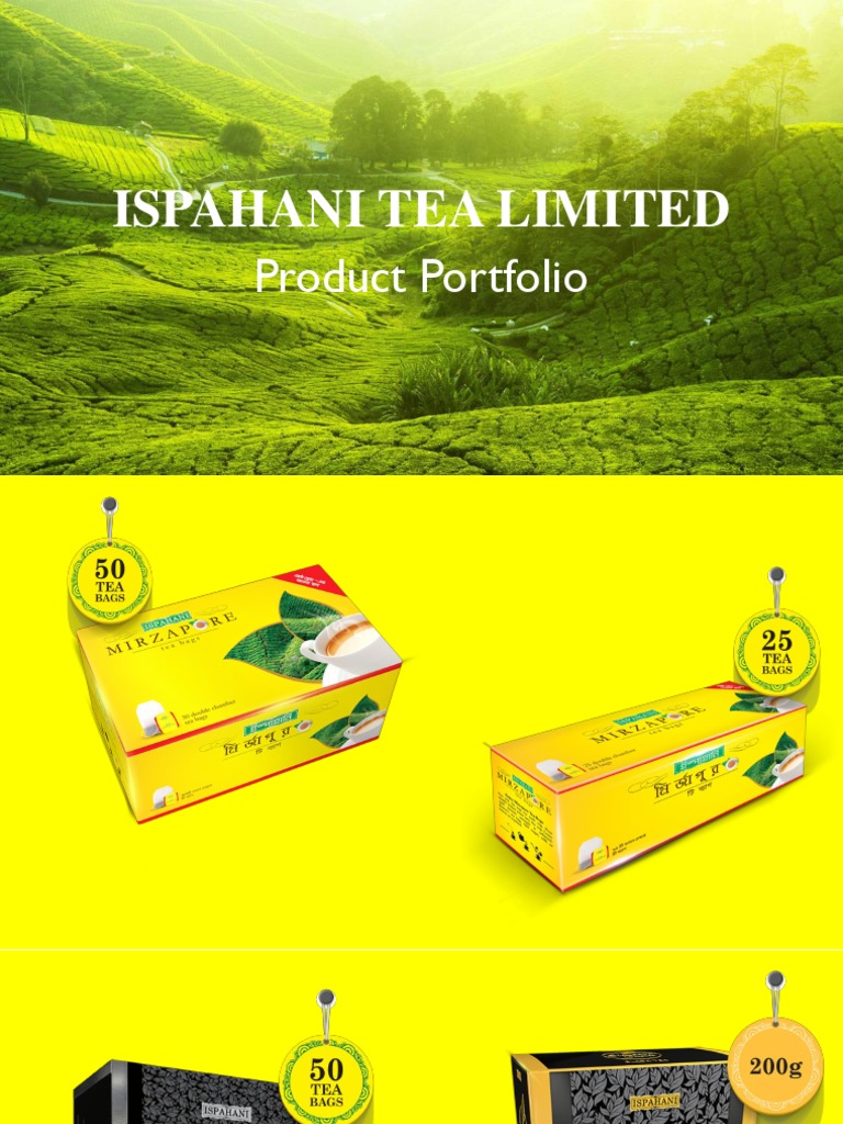 Ispahani Tea Limited Tea SKUs | PDF