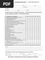 Portable Toilet Inspection Checklist: Red Sea Housing Services Co | PDF