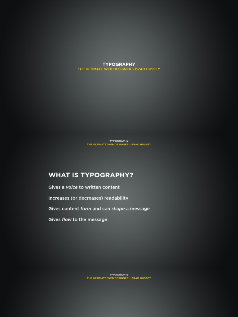 09 Typography PDF | PDF