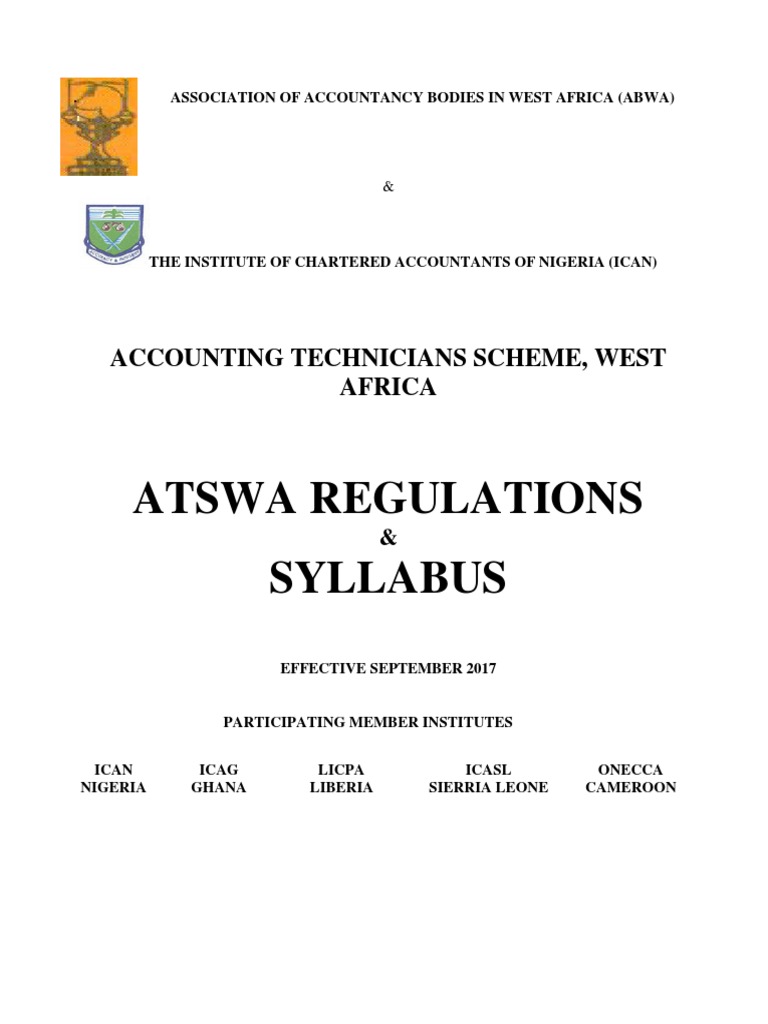 Atswa Examinations New Syllabus PDF | PDF | Demand | Supply And Demand