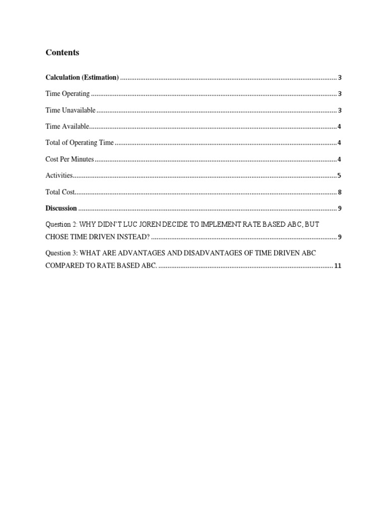 Group 10 - ABC Case Study Corelio Printing | PDF | Business | Economies