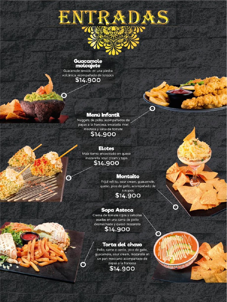 Carta Guadalupe Restaurante | PDF