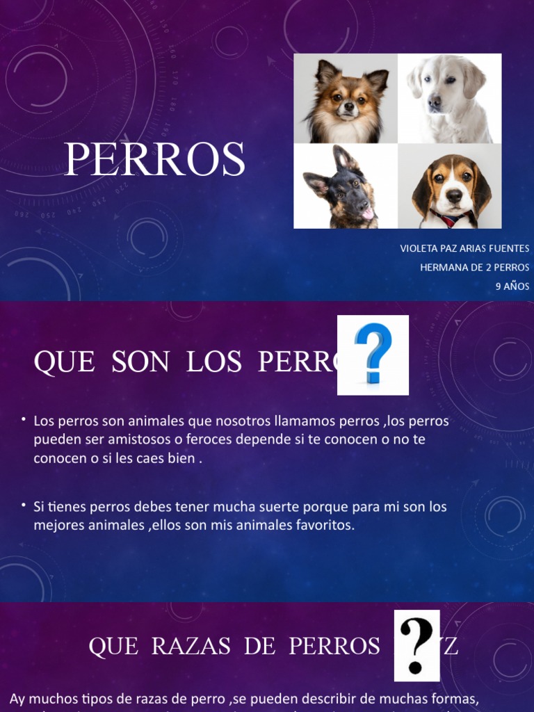 El Powerpoint de Mis Perros Violeta | PDF