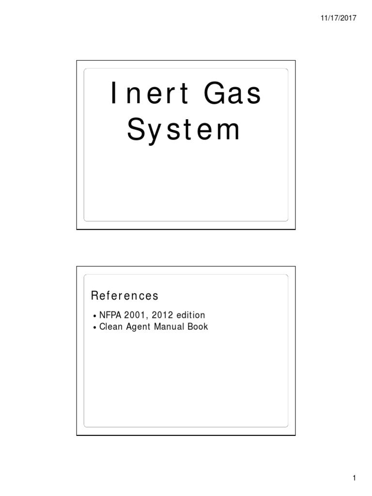 Microsoft PowerPoint - 2. Design Inert Gas System - H | PDF | Argon | Valve