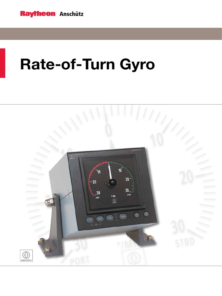 Rate of Turn Gyro PDF | Download Free PDF | Gyroscope | Navigation