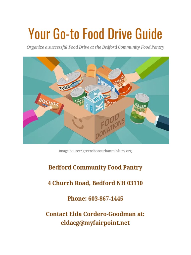 Food Drive Guide 1 | PDF | Foods | Cuisine